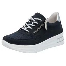 Sneaker Rieker "Rieker Sneaker Synthetik", Damen, Gr. 38, pazifik, Synthetik, Schuhe Sneaker