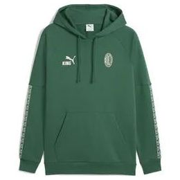 Hoodie Puma "AC Mailand KING Hoodie Herren", Herren, Gr. L, wei&szlig; (vine alpine snow gr&uuml;n wei&szlig;), Obermaterial: 32% Polyester, 68% Baumwolle. Rippe: 97% Baumwolle, 3% Elasthan. Besatz: 100% Polyester, normal, Sweatshirts Hoodie