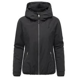 Winterjacke Ragwear "Dizzie Warm", Damen, Gr. L (40), schwarz, Obermaterial: 100% Polyester. Innenfutter: 100% Polyester. Wattierung: 100% Polyester, Basic, figurumspielend h&uuml;ftbedeckend, hoch geschlossener Ausschnitt, &Auml;rmel ohne &Auml;rmelschlitz Rippb&uuml;ndchen mit Gummizug, Jacken Winterjacke, Wasserdichte Damen Jacke mit Kapuze