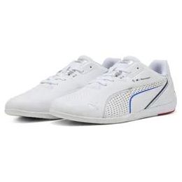 Sneaker Puma "BMW M Motorsport Drift Cat 11 Sneakers Erwachsene", Damen, Gr. 46, wei&szlig; (wei&szlig; cool cobalt blau), Obermaterial: Synthetik, Textil, Leder. Futter: Textil. Innensohle: Textil. Laufsohle: Gummi, Schuhe Sneaker