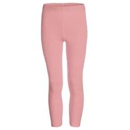Leggings happy girls, M&auml;dchen, Gr. 92, N-Gr, rosa (dusty rose), Jersey, Obermaterial: 95% Baumwolle, 5% Elasthan, unifarben, skinny fit kn&ouml;chellang, Hosen Leggings, in Basic-Form