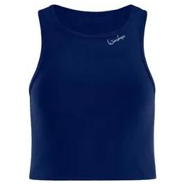 Tanktop WINSHAPE "AET135LS", Damen, Gr. XS, blau (dunkelblau), 85% Polyester, 15% Elasthan, Rundhals, Tops Tanktop, Functional Light and Soft