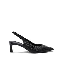 Halmanera Hohe Schuhe - Black Heeled Pumps With Pointed Toe - Gr. 38,5 (EU) - in Schwarz - f&uuml;r Damen