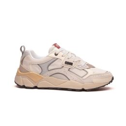 Colmar Originals Low-Top Sneaker - Garner Smooth Sneakers With Textured Nylon - Gr. 40 (EU) - in Beige - f&uuml;r Damen