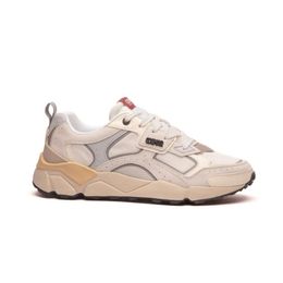 Colmar Originals Low-Top Sneaker - Garner Smooth Sneakers With Textured Nylon - Gr. 42 (EU) - in Beige - f&uuml;r Damen