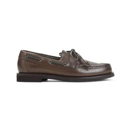 Brunello Cucinelli Brown Leather Loafers - Gr. 40 (EU) - in Braun