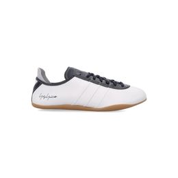 Y-3 Low-Top Sneaker - Low-Profile Leather Sneakers With Iconic 3-Stripes - Gr. 7_5 - in Wei&szlig; - f&uuml;r Damen