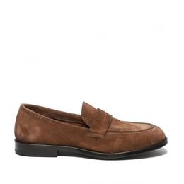 Alexander Hotto Loafer - Leather Suede Moccasins - Gr. 41,5 (EU) - in Braun - f&uuml;r Damen