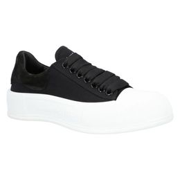 Alexander McQueen Low-Top Sneaker - Plimsoll In Black - Gr. 39 (EU) - in Schwarz - f&uuml;r Damen