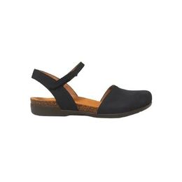 Dansko Sandalen - Rowan Milled Sports Slingback In Black Nubuck - Gr. 38 (EU) - in Schwarz - f&uuml;r Damen