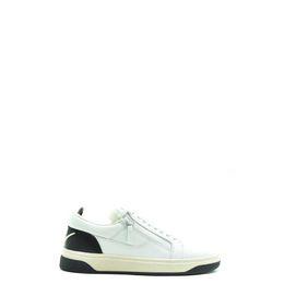 Giuseppe Zanotti Low-Top Sneaker - White Leather Sneakers - Gr. 42 (EU) - in Wei&szlig; - f&uuml;r Damen