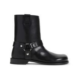 Loewe Stiefel - Black Leather Ankle Boots - Gr. 37 (EU) - in Schwarz - f&uuml;r Damen