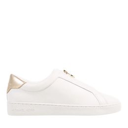 Michael Kors Slipper & Pantoletten - Keaton Zip Slip On - Gr. 38 (EU) - in Wei&szlig; - f&uuml;r Damen