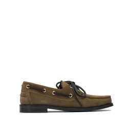aeyde Classic Moccasin Loafers With Suede Leather - Gr. 38 (EU) - in Braun