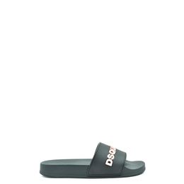 Dsquared2 Sandalen - Contemporary Black Slides With Contrasting Raised - Gr. 40 (EU) - in Grau - f&uuml;r Damen