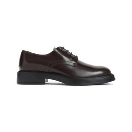 Tod's Refined Brown Leather Lace-Up Shoes - Gr. 11 - in Braun