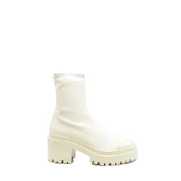Giuseppe Zanotti Stiefel - Multicolor Leather Ankle Boots With Block Heel - Gr. 39 (EU) - in Beige - f&uuml;r Damen