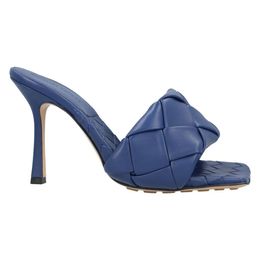 Bottega Veneta Slipper & Pantoletten - Lido Mule Blue - Gr. 40 (EU) - in Blau - f&uuml;r Damen