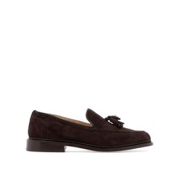 Tricker's Tricker's Loafer - Tassel-Detail Brown Leather Loafers By Tricker's - Gr. 8 - in Schwarz - f&uuml;r Damen