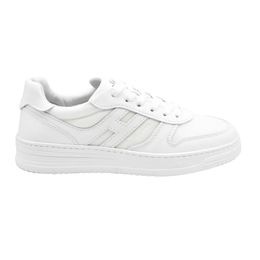 Hogan Low-Top Sneaker - White Minimalist Laced Sneakers - Gr. 9 - in Wei&szlig; - f&uuml;r Damen