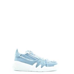 Giuseppe Zanotti Low-Top Sneaker - Blue Denim Sneakers - Gr. 43 (EU) - in Blau - f&uuml;r Damen