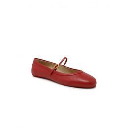 Gianvito Rossi Nxftabs Red Leather Ballerina - Gr. 37 (EU) - in Rot