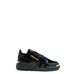 Giuseppe Zanotti Low-Top Sneaker - Sneakers With Cotton-Polyester Blend And Gold Acce - Gr. 41 (EU) - in Schwarz - f&uuml;r Damen