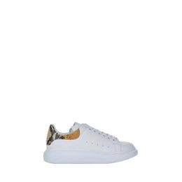 Alexander McQueen Low-Top Sneaker - Suede High-Top Sneakers With Oversized Rubber Sole - Gr. 44 (EU) - in Wei&szlig; - f&uuml;r Damen