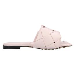 Bottega Veneta Sandalen - Lido Flat Sandal Pink - Gr. 37 (EU) - in Rosa - f&uuml;r Damen