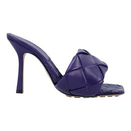 Bottega Veneta Slipper & Pantoletten - Lido Mule Violet - Gr. 39,5 (EU) - in Lila - f&uuml;r Damen