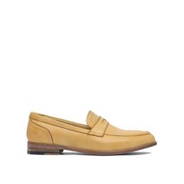 Leather Loafers With Silhouette - Gr. 36 (EU) - in Beige