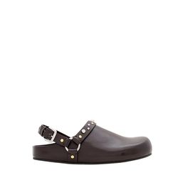 Stella McCartney Slipper & Pantoletten - Elyse Alter Mat Slippers W/Studs - Gr. 41 (EU) - in Schwarz - f&uuml;r Damen