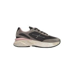 Premiata Low-Top Sneaker - Dynamic Grey Sneakers With Suede And Mesh Elements - Gr. 37 (EU) - in Grau - f&uuml;r Damen