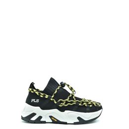 Philosophy Di Lorenzo Serafini Low-Top Sneaker - Sporty Black Mesh Sneakers With Sole - Gr. 38 (EU) - in Schwarz - f&uuml;r Damen