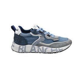 Voile Blanche Low-Top Sneaker - Sneakers In Grey-Indigo With Laced Closure - Gr. 40 (EU) - in Blau - f&uuml;r Damen