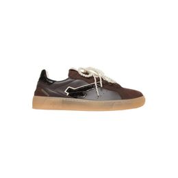 Gio+ Low-Top Sneaker - Dark Toned Sneakers With Translucent Sole - Gr. 40 (EU) - in Schwarz - f&uuml;r Damen