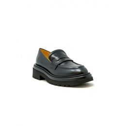 T218 Black Leather Hester Loafer - Gr. 36 (EU) - in Schwarz