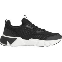 Calvin Klein Low-Top Sneaker - Black Sneakers With Textured Upper And Rubber Sole - Gr. 42 (EU) - in Schwarz - f&uuml;r Damen