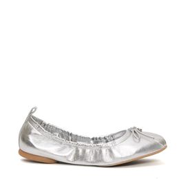 Hogan Ballerina Leather Silver - Gr. 38 (EU) - in Grau