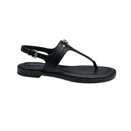 Michael Kors Sandalen - Black Low Top Shoes With Thong Design - Gr. 7_5 - in Schwarz - f&uuml;r Damen