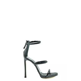 Giuseppe Zanotti Sandalen - Black Leather Pumps - Gr. 38 (EU) - in Schwarz - f&uuml;r Damen