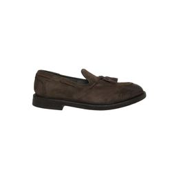 Green George Loafer - Suede Loafers With Tassel Details And Intricate St - Gr. 10 - in Schwarz - f&uuml;r Damen