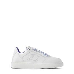 Burberry Low-Top Sneaker - Calf Leather Sneakers With Contrasting Sole And Wo - Gr. 44 (EU) - in Wei&szlig; - f&uuml;r Damen