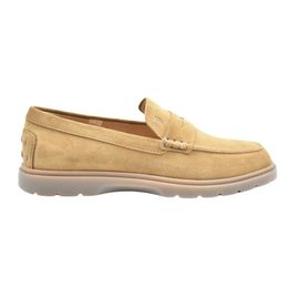 Tod's Tod's Loafer - Laced Suede Flat Shoes - Gr. 7 - in Braun - f&uuml;r Damen