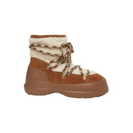 Moon Boot Moonboot Stiefel - Luna Boot Shea Suede Boots - Gr. 36 (EU) - in Braun - f&uuml;r Damen