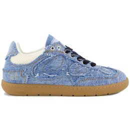 Ganni Low-Top Sneaker - Dames 08 denim sneakers - Gr. 37 (EU) - in Blau - f&uuml;r Damen