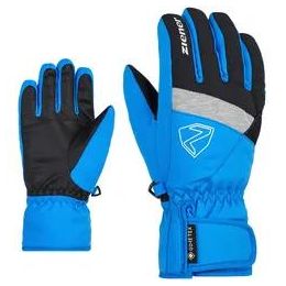 Skihandschuhe Ziener "LEIF-Z GTX glove junior", M&auml;dchen, Gr. 7, blau (persian blau), Obermaterial: 100% Polyester; Innenseite: 100% Polyester; Futter: 100% Polyester; Wattierung: 100% Polyester, Handschuhe