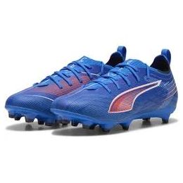 Fu&szlig;ballschuh Puma "ULTRA 6 PRO FG/AG Fu&szlig;ballschuhe Jugendliche", Kinder, Gr. 35, wei&szlig; (ultra blau wei&szlig; glowing rot), Obermaterial: Synthetik, Textil. Futter: Synthetik, Textil. Innensohle: Textil. Laufsohle: Synthetik, Schuhe Fu&szlig;ballschuh