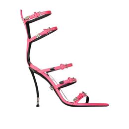 Versace Sandalen - Pin-Point Sandals - Gr. 35 (EU) - in Rosa - f&uuml;r Damen