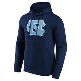 Kapuzenpullover Fanatics "Fanatics Hoodie North Carolina Tar Heels Primary Logo Graphic", Damen, Gr. XL, blau, 80% Baumwolle, 20% Polyester, Pullover Kapuzenpullover